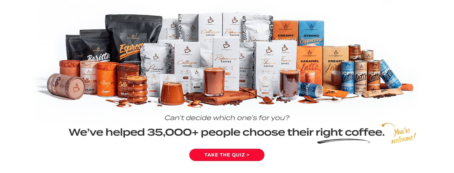 Performance Coffee | Collagen | Whole Beans | Beforeyouspeak Coffee