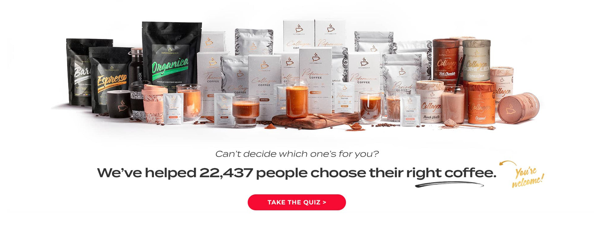 Performance Coffee | Collagen | Whole Beans | Beforeyouspeak Coffee